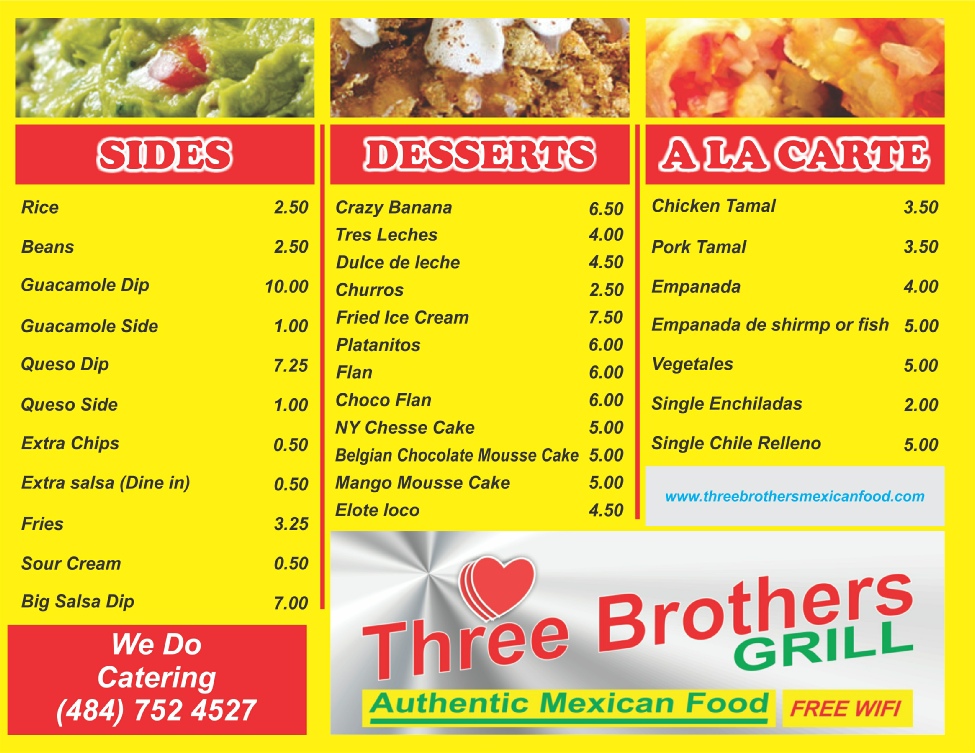 SIDES MENU sides-menu